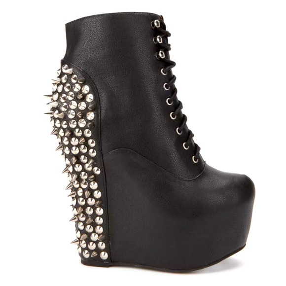 Jeffrey Campbell | Shoes | Jeffrey Cambell Damsel Spike Platform Wedge ...
